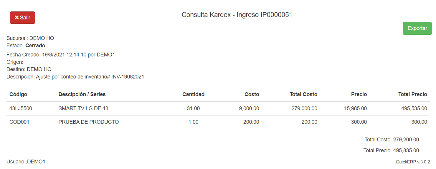 Conteo (Toma) de inventarios – Blog de QuickERP